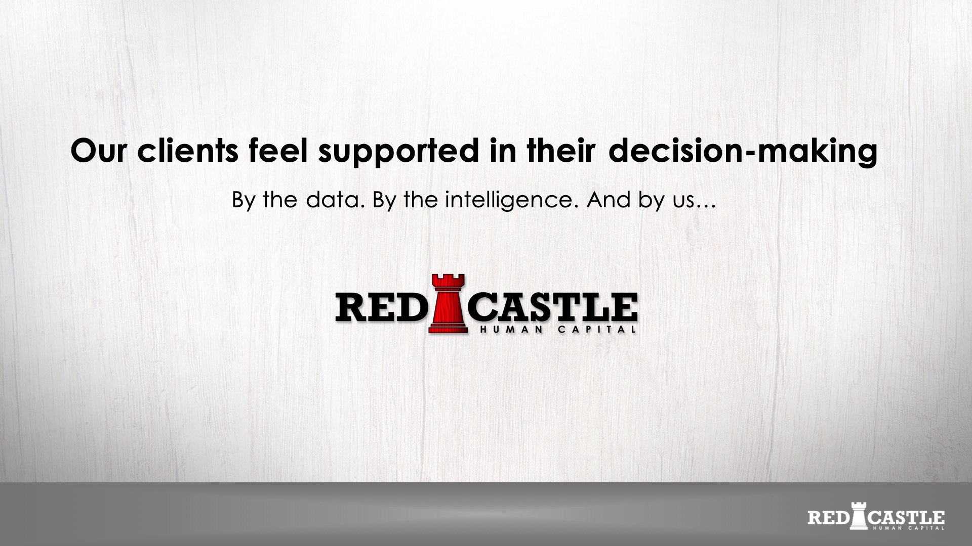 HR Professionals Benchmarking Study Results - Red Castle